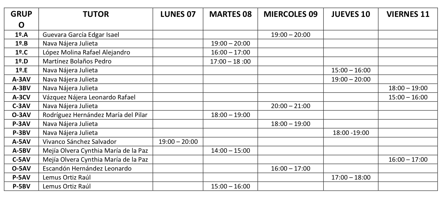 ENTREGA BOLETAS 2DO. PARCIAL – CBTis 227